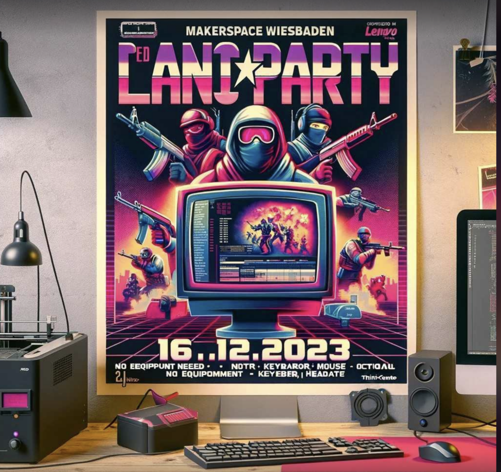 Makerspace wird zur Game Zone: Retro-LAN-Party am Samstag, 16.12 ...